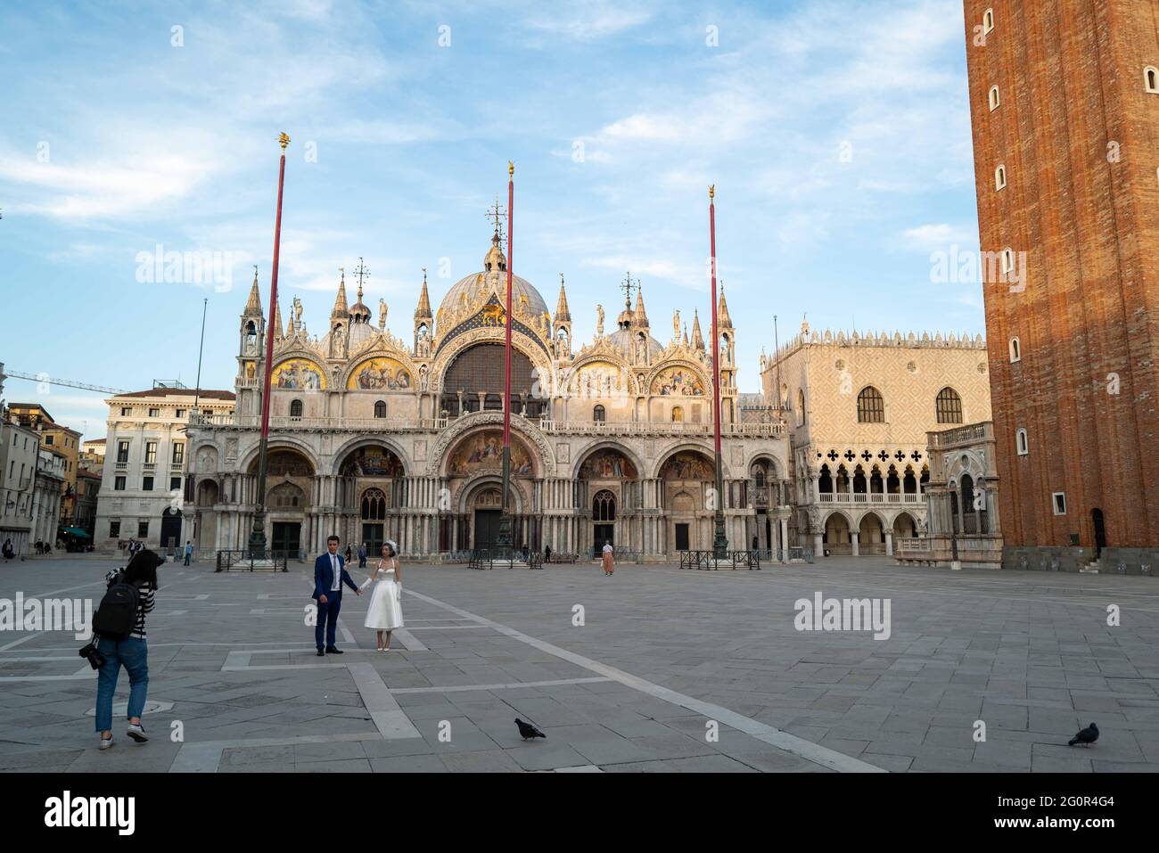 Venice during Covid19 lockdown, Italy, Europe, The Patriarchal ...