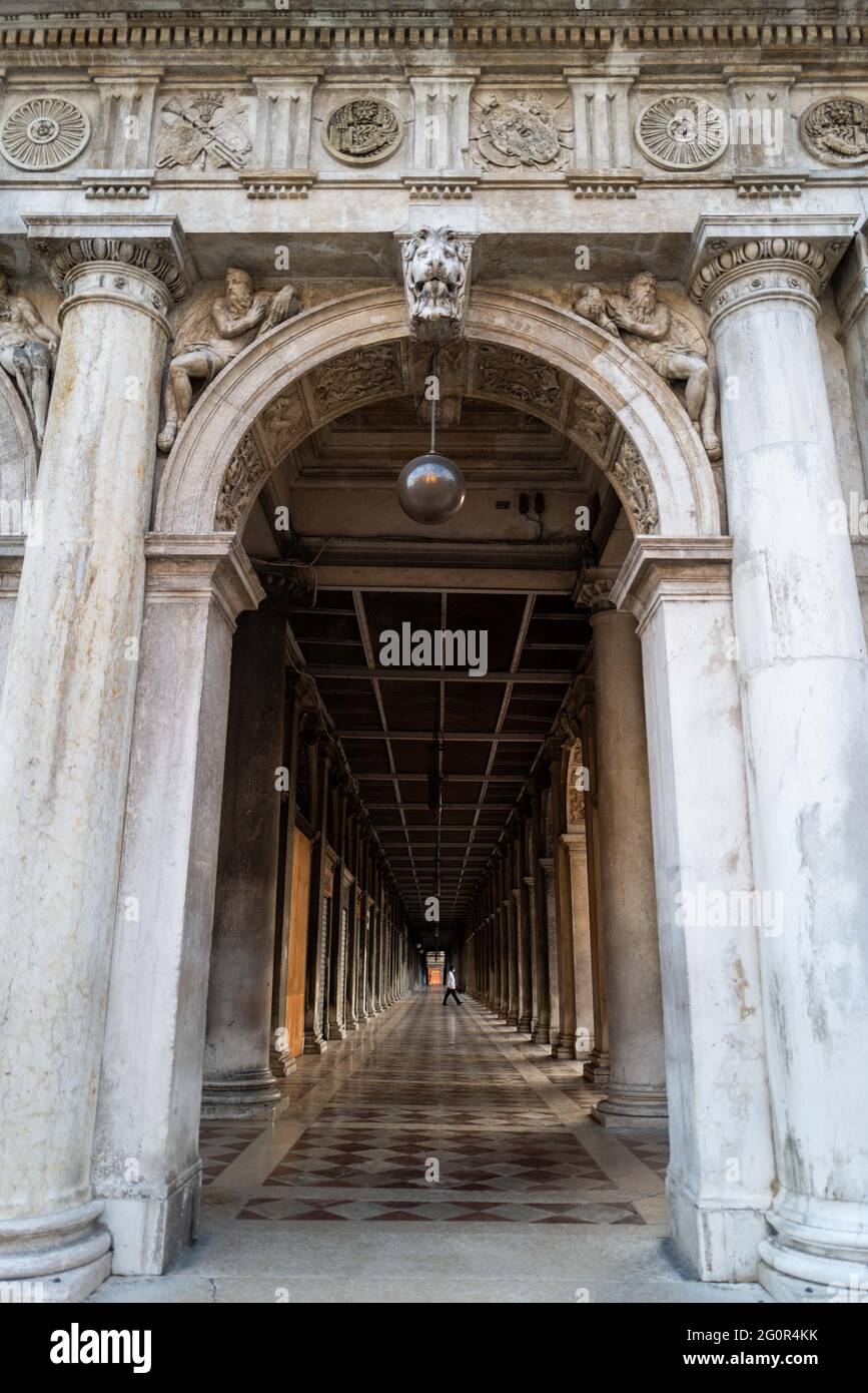 Venice during Covid19 lockdown, Italy, Europe,, Piazza San Marco, often ...