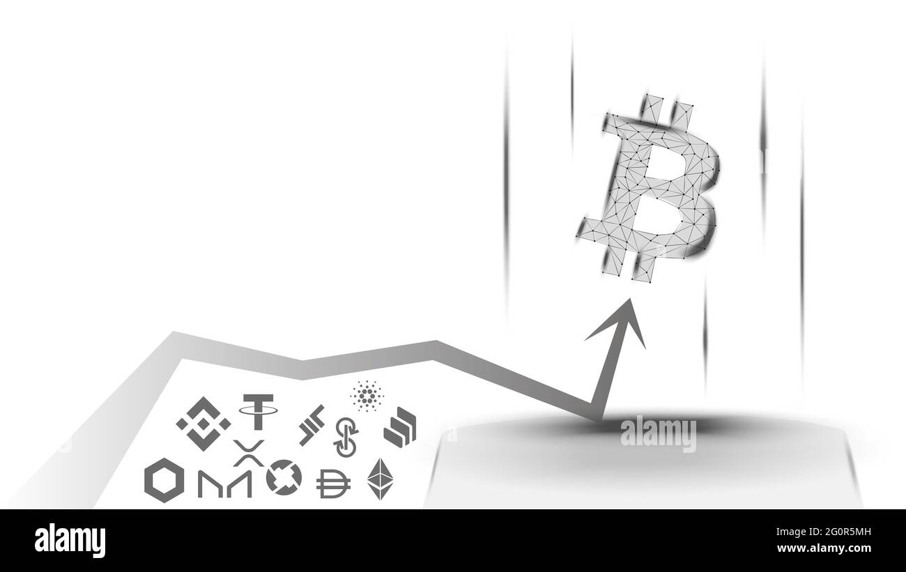 Vector illustration of a concept of the advantage of Bitcoin over ...