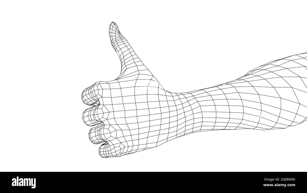 Thumb up hand sign. Vector Stock Vector Image & Art - Alamy