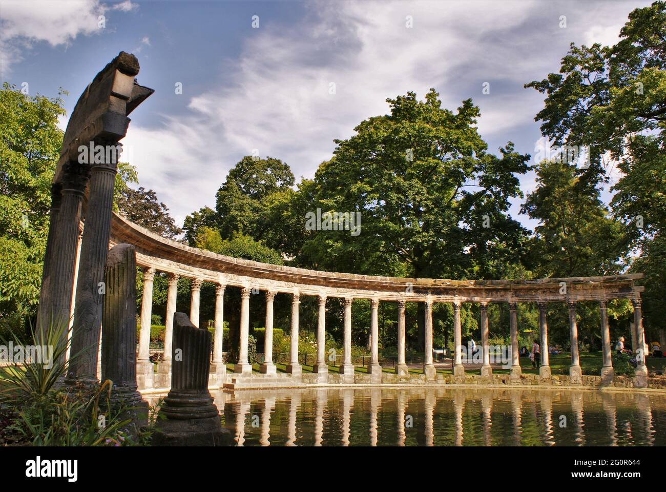 Monceau Park - Parc Monceau - Paris Photography Stock Photo - Alamy