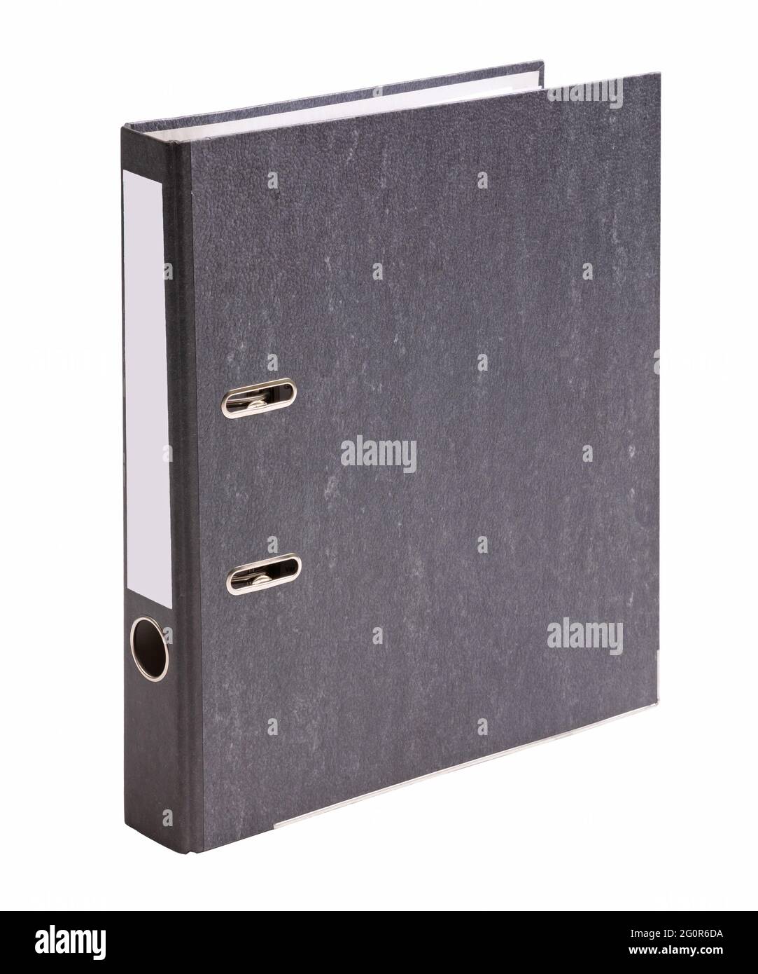 Black archive business folder isolated on white Stock Photo - Alamy