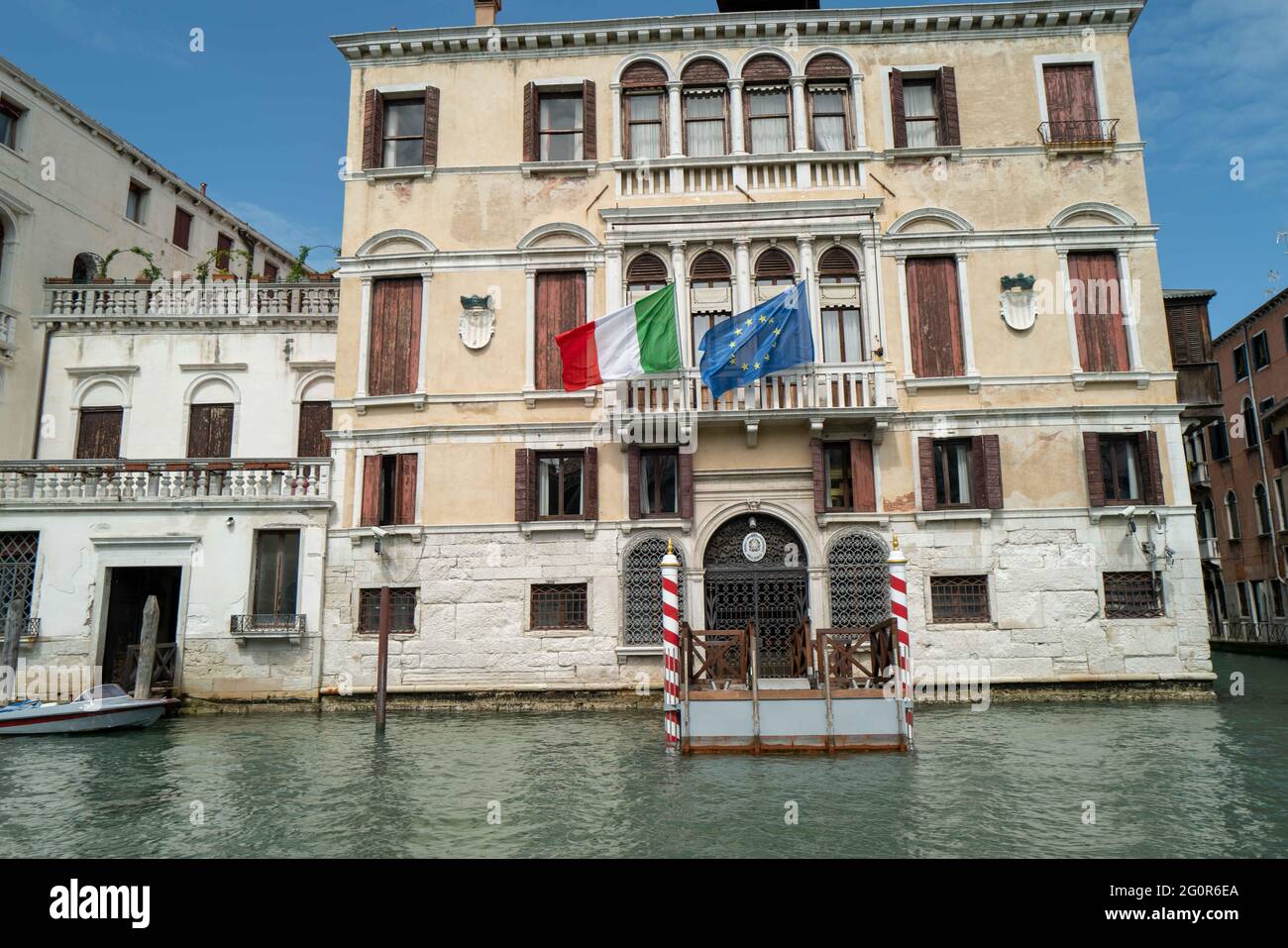 Venice during Covid19 lockdown, Italy, Europe,Venetian administrative ...