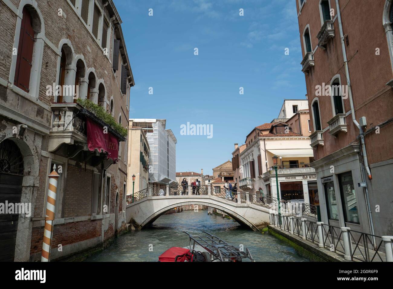 Venice during Covid19 lockdown, Italy, Europe, boat, boats Stock Photo ...