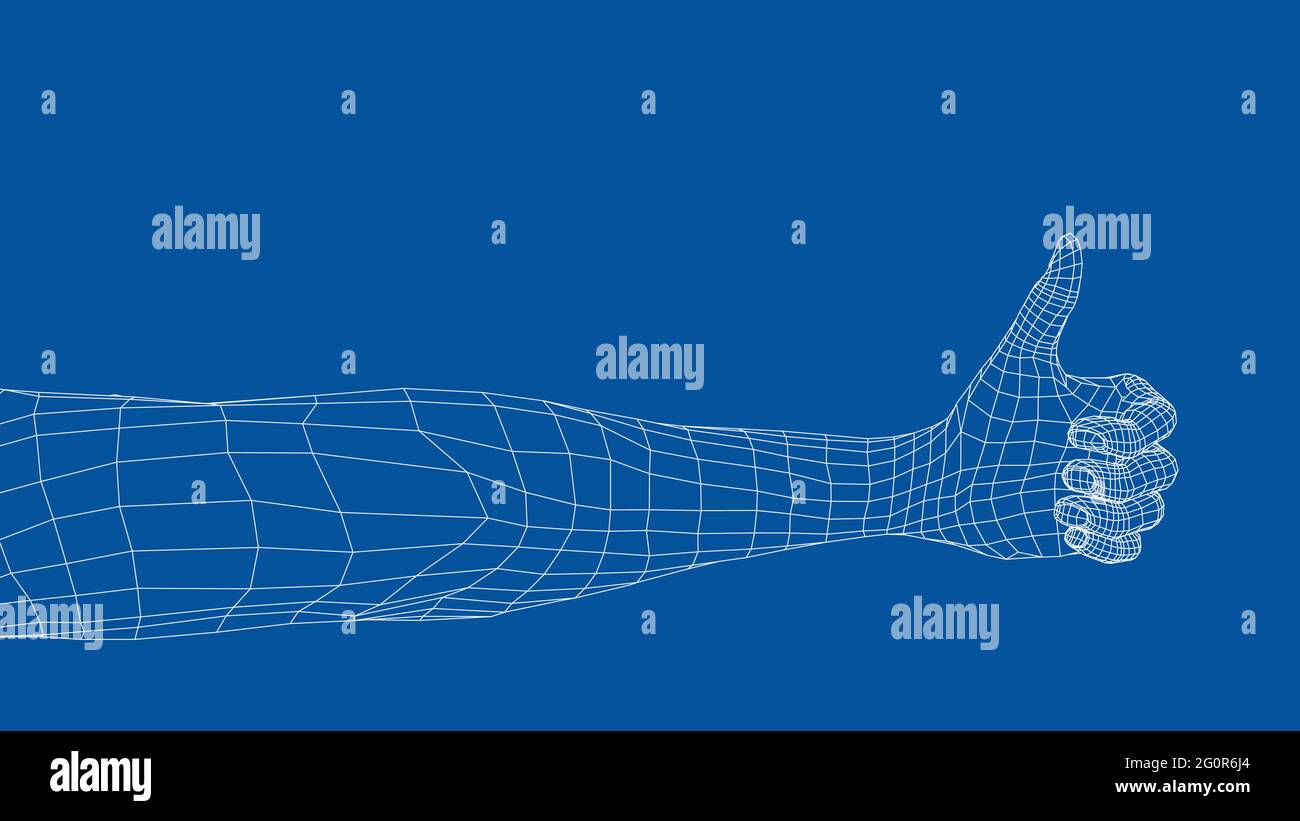 Thumb up hand sign. Vector Stock Vector Image & Art - Alamy