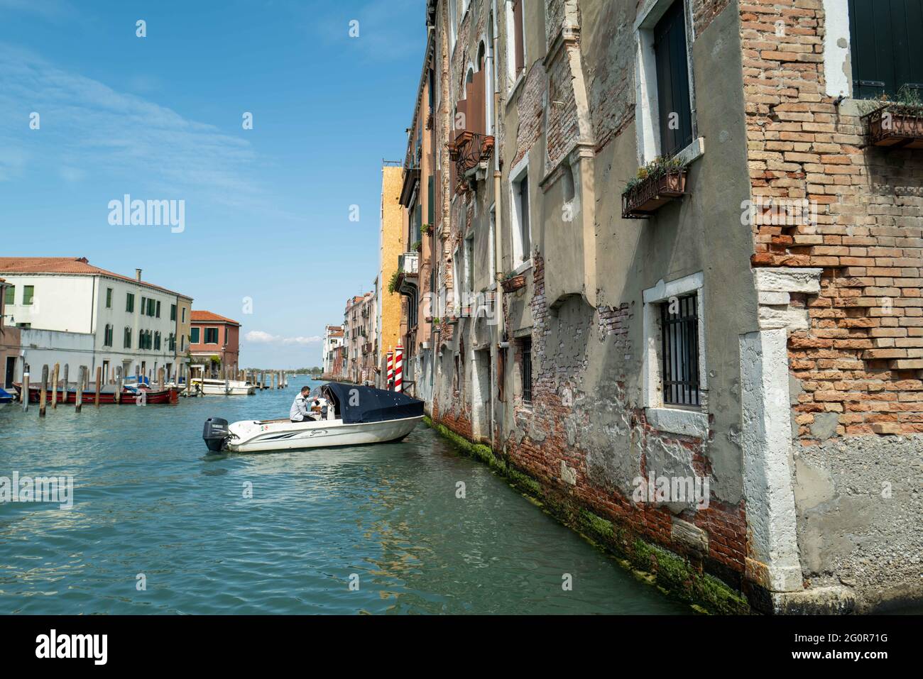 Venice during Covid19 lockdown, Italy, Europe, boat, boats Stock Photo ...