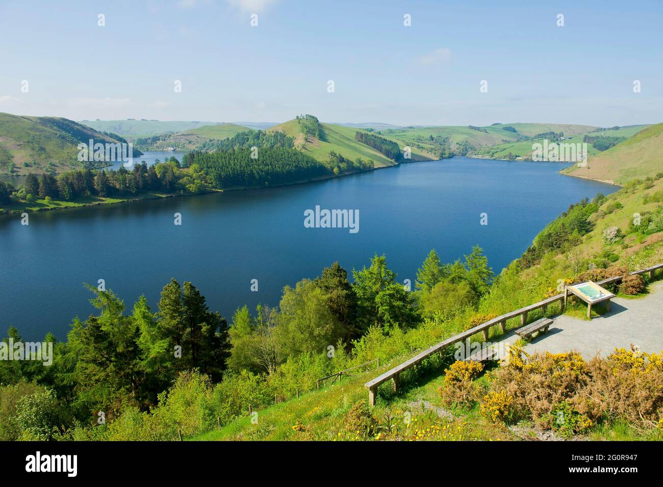 Llyn Clywedog, Powys, Mid Wales Stock Photo - Alamy