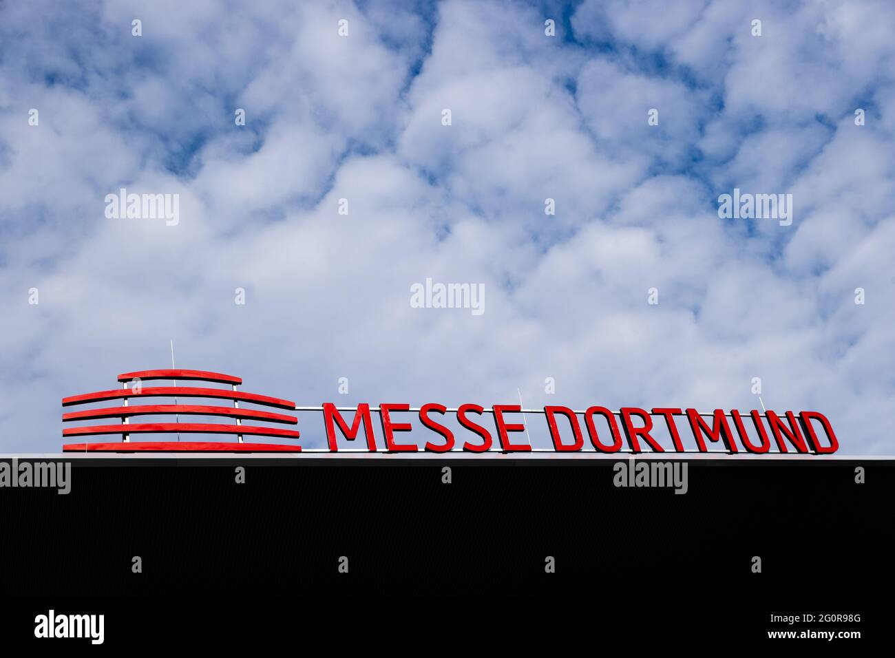 Dortmund, Germany. 03rd June, 2021. View of a Messe Dortmund building ...