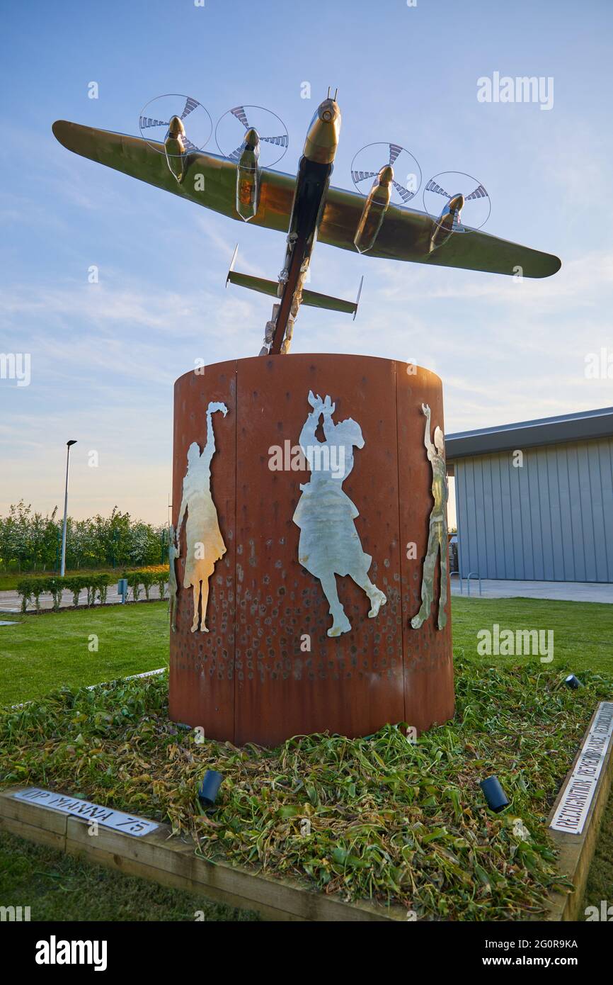 The Operation Manna sculpture was erected in May, 2021 and marks the ...