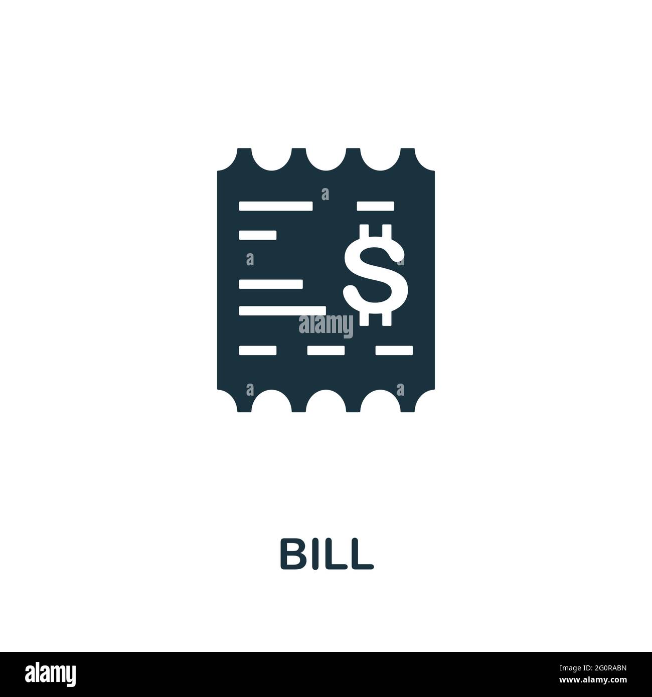 Creative cash receipt design Stock Vector Images - Alamy