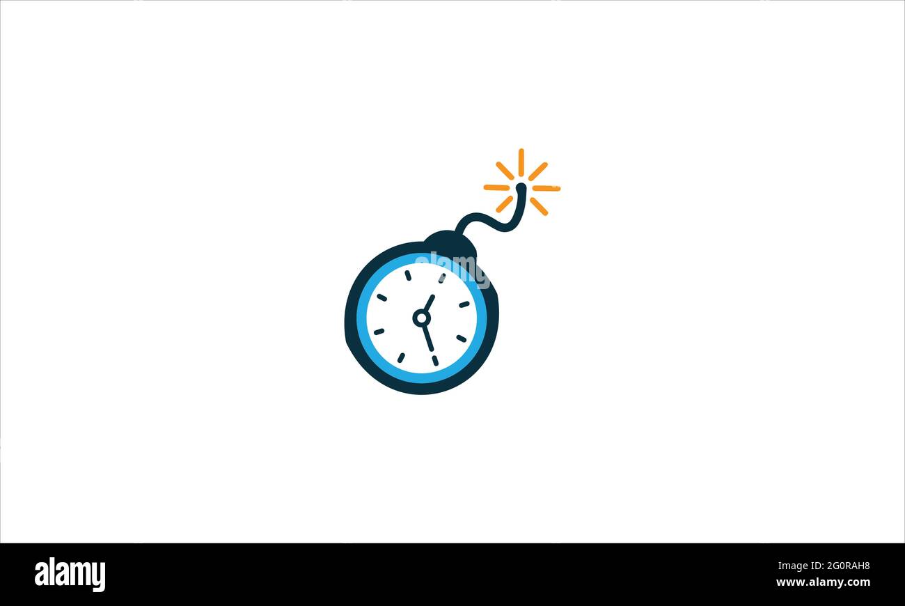 Time bomb logo vector icon illustration design template Stock Vector ...