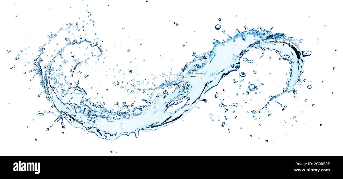 Blue water flow hi-res stock photography and images - Alamy