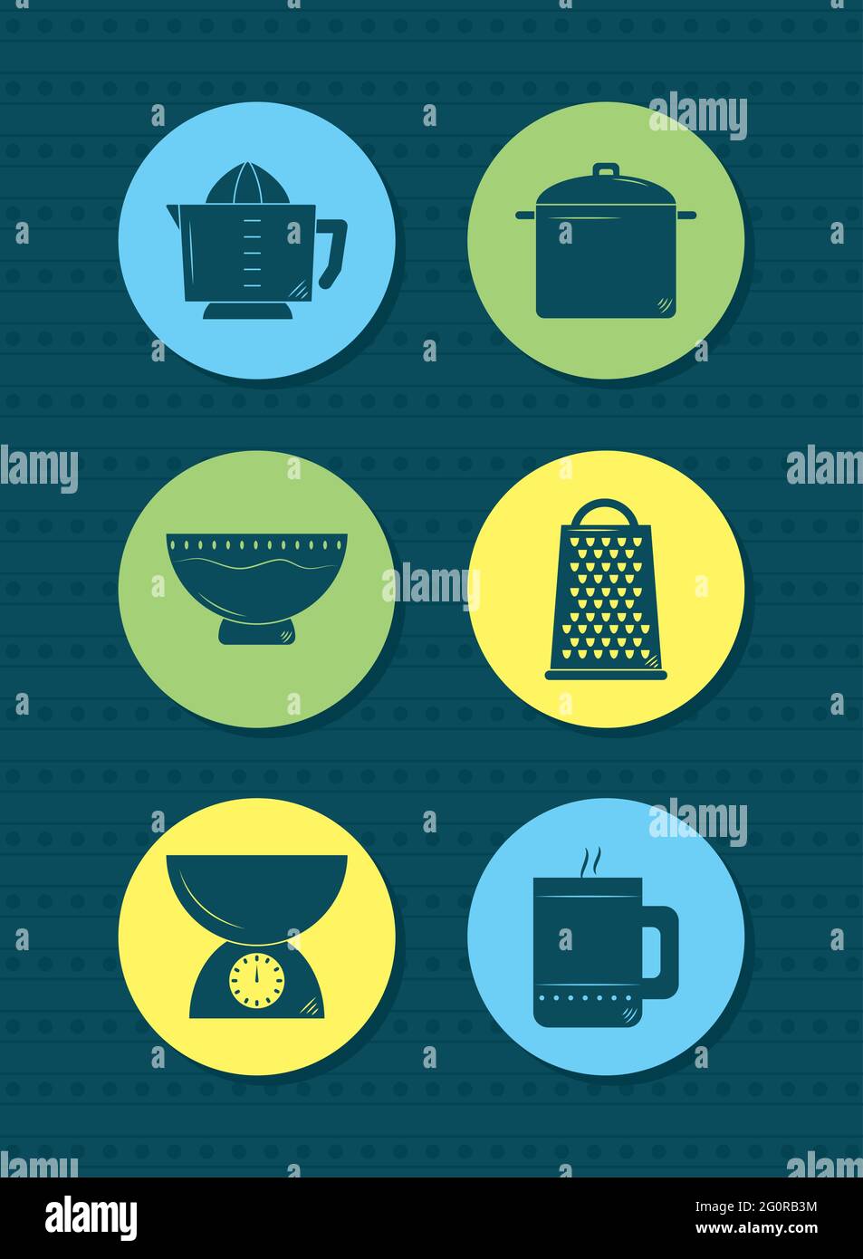 kitchen utensils icon set design Stock Vector Image & Art - Alamy