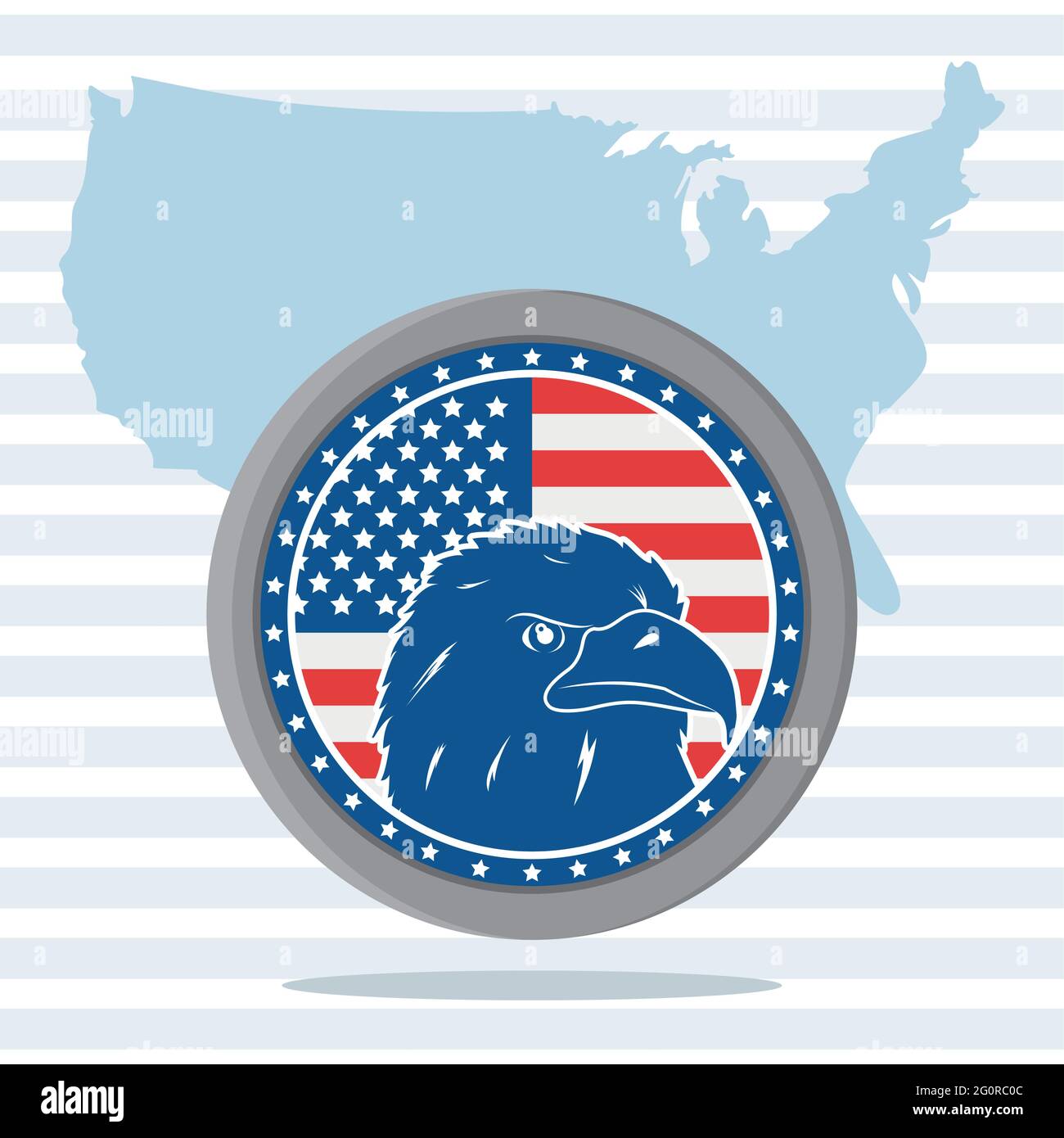 Eagle Map High Resolution Stock Photography and Images - Alamy