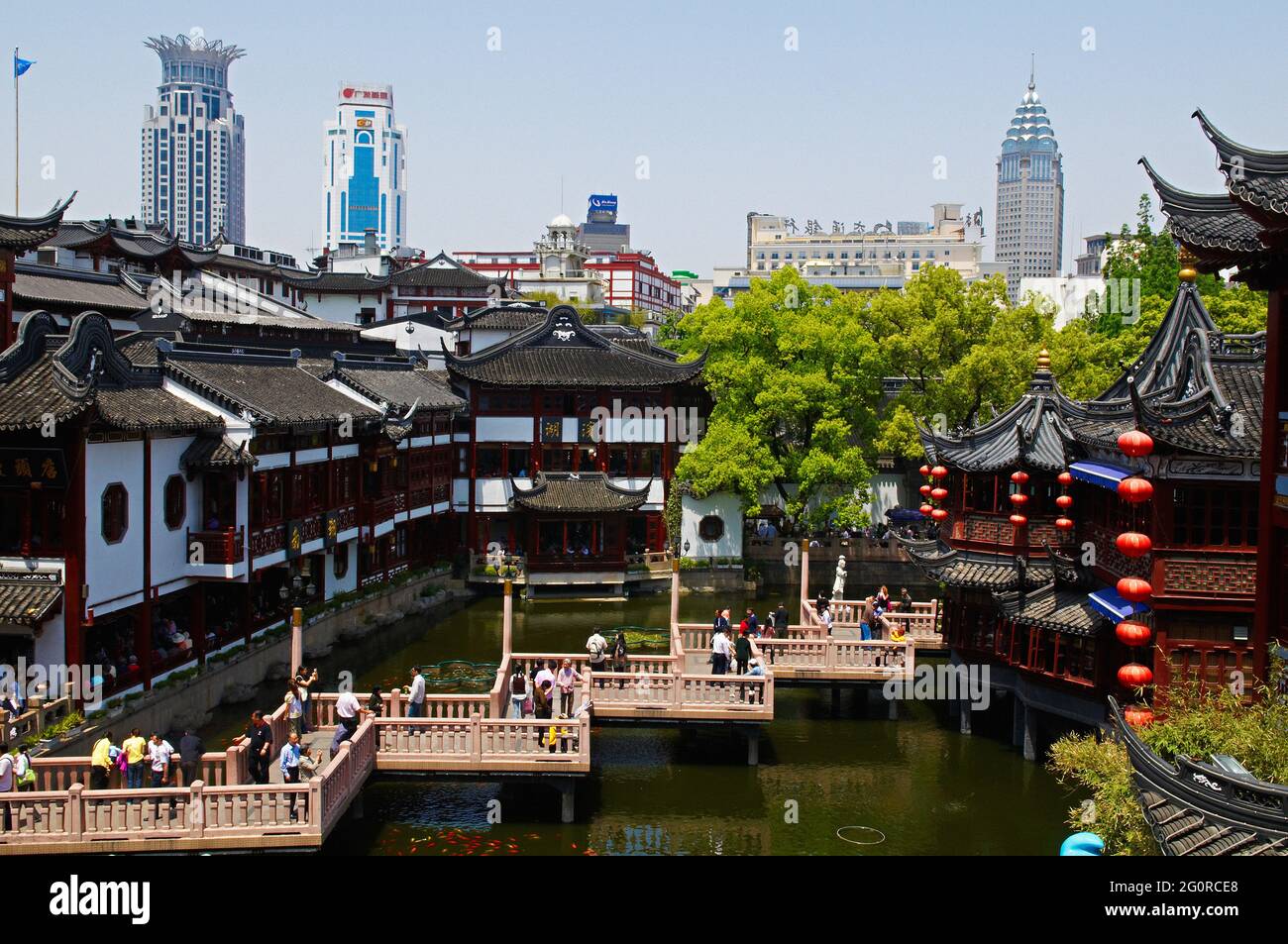 China, Shanghai, Nanshi the old chinese city, Hu Xing teahouse and ...