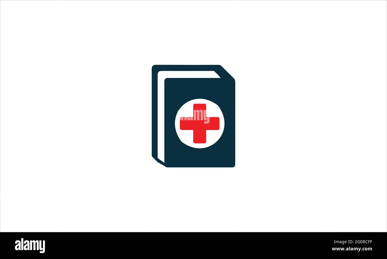 Medical Book icon Logo design illustration vector template Stock Vector ...
