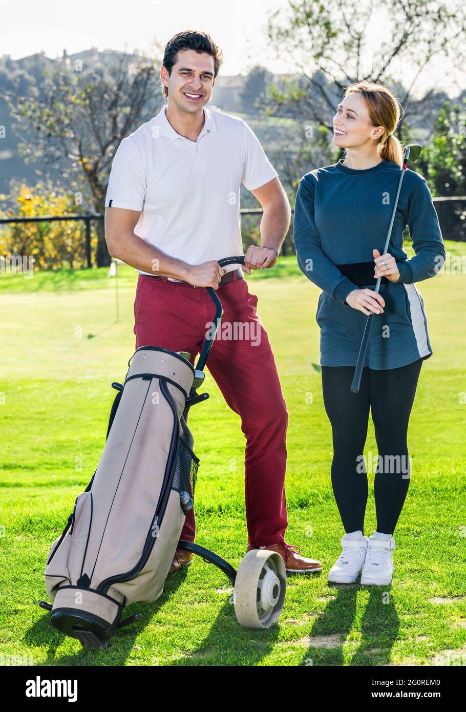 Golf partners hi-res stock photography and images - Alamy
