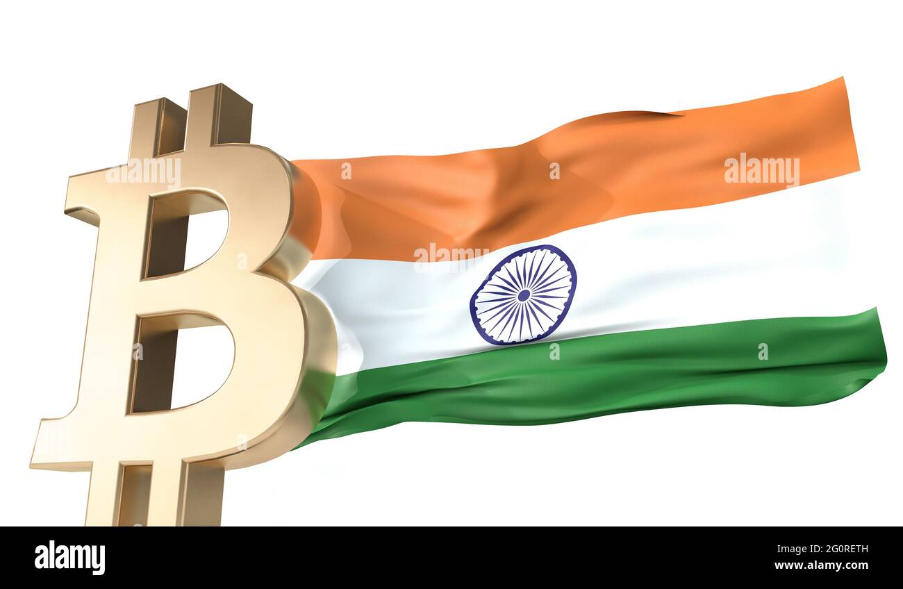 Waving indian flag Cut Out Stock Images & Pictures - Alamy