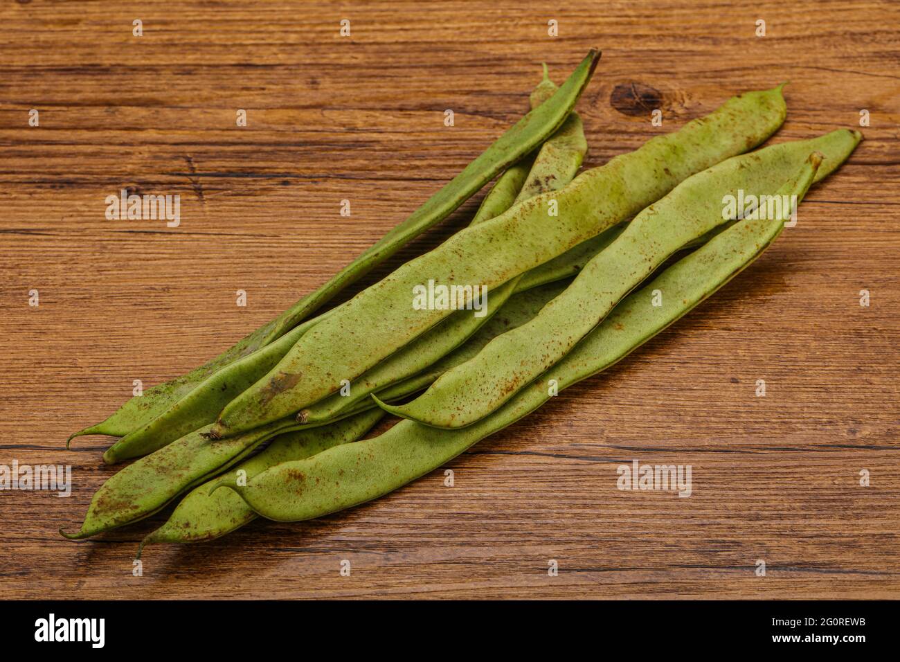 Vegan cuisine - Green bean heap for cooking Stock Photo - Alamy