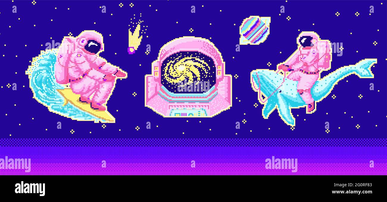 Pixel art 8 bit objects character hi-res stock photography and images ...