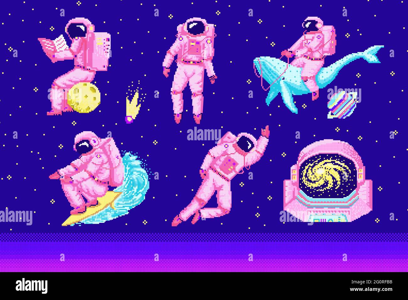 Pixel art 8 bit objects character hi-res stock photography and images ...