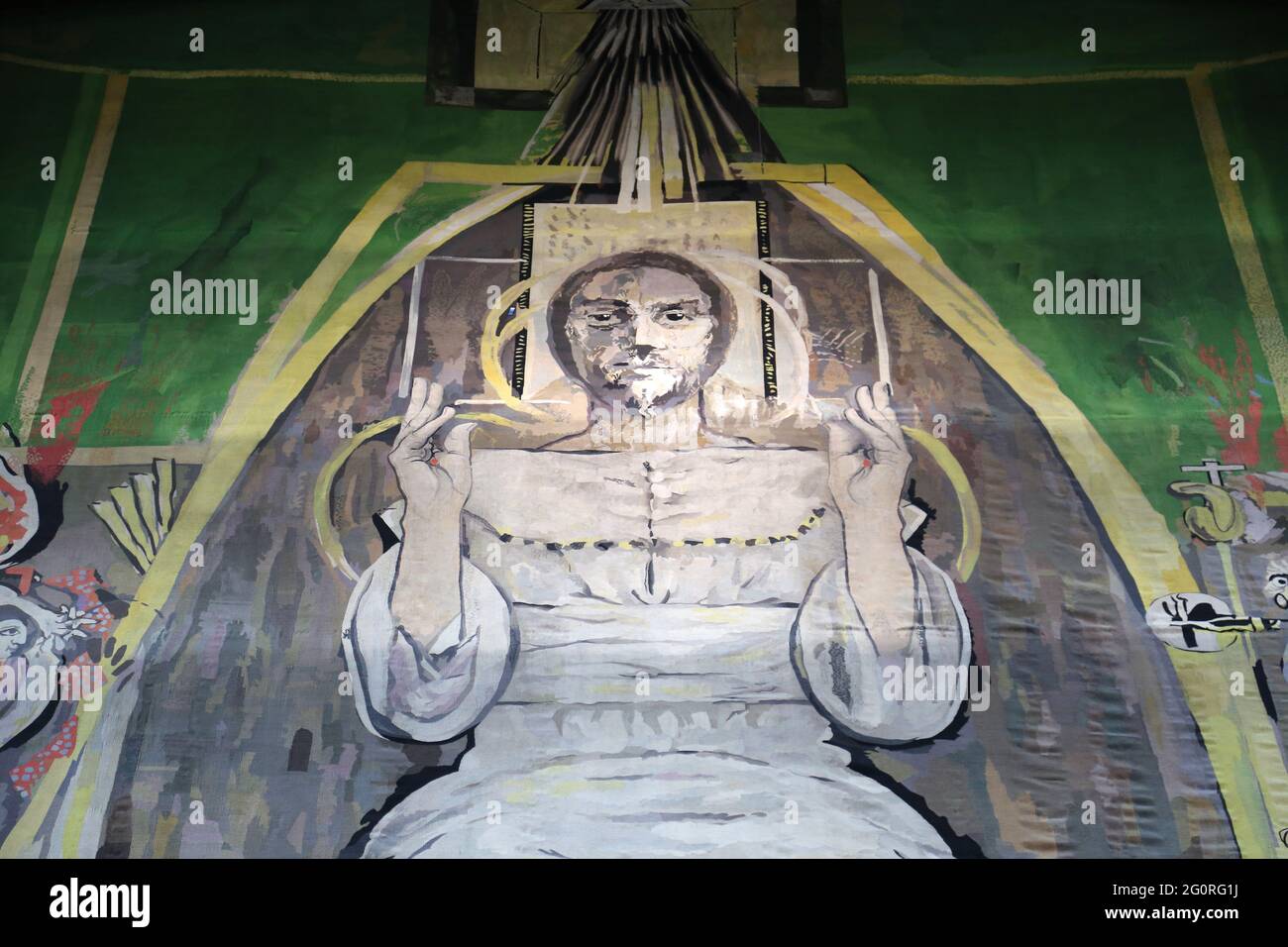 St michaels cathedral coventry england tapestry graham sutherland ...