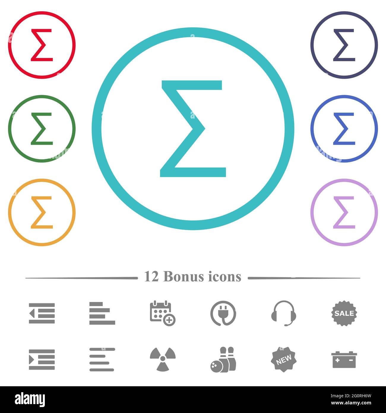 Sum alphabet Stock Vector Images - Alamy