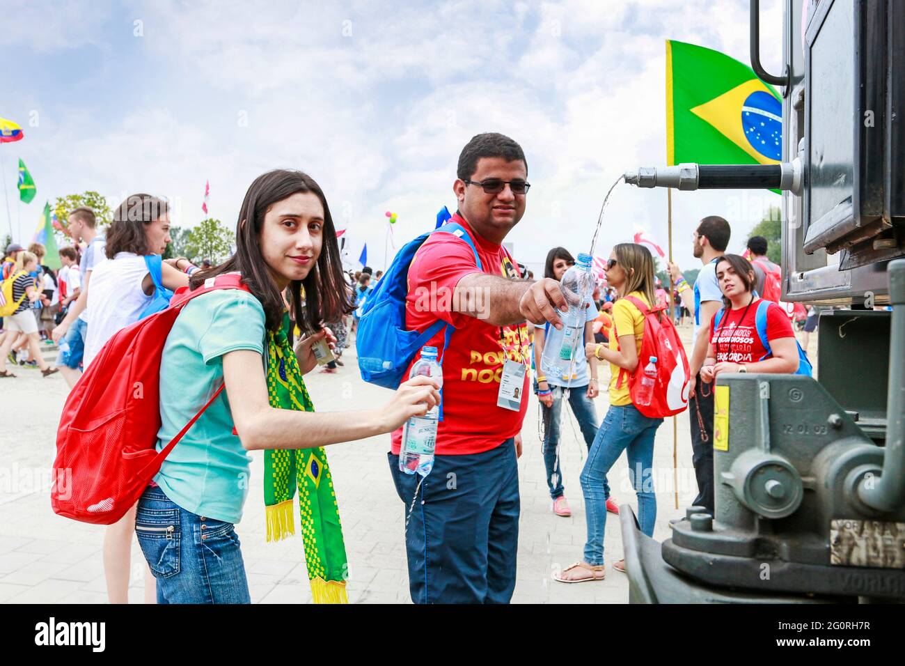Pilgrims at John Paul II Centre named The Have No Fear during World ...