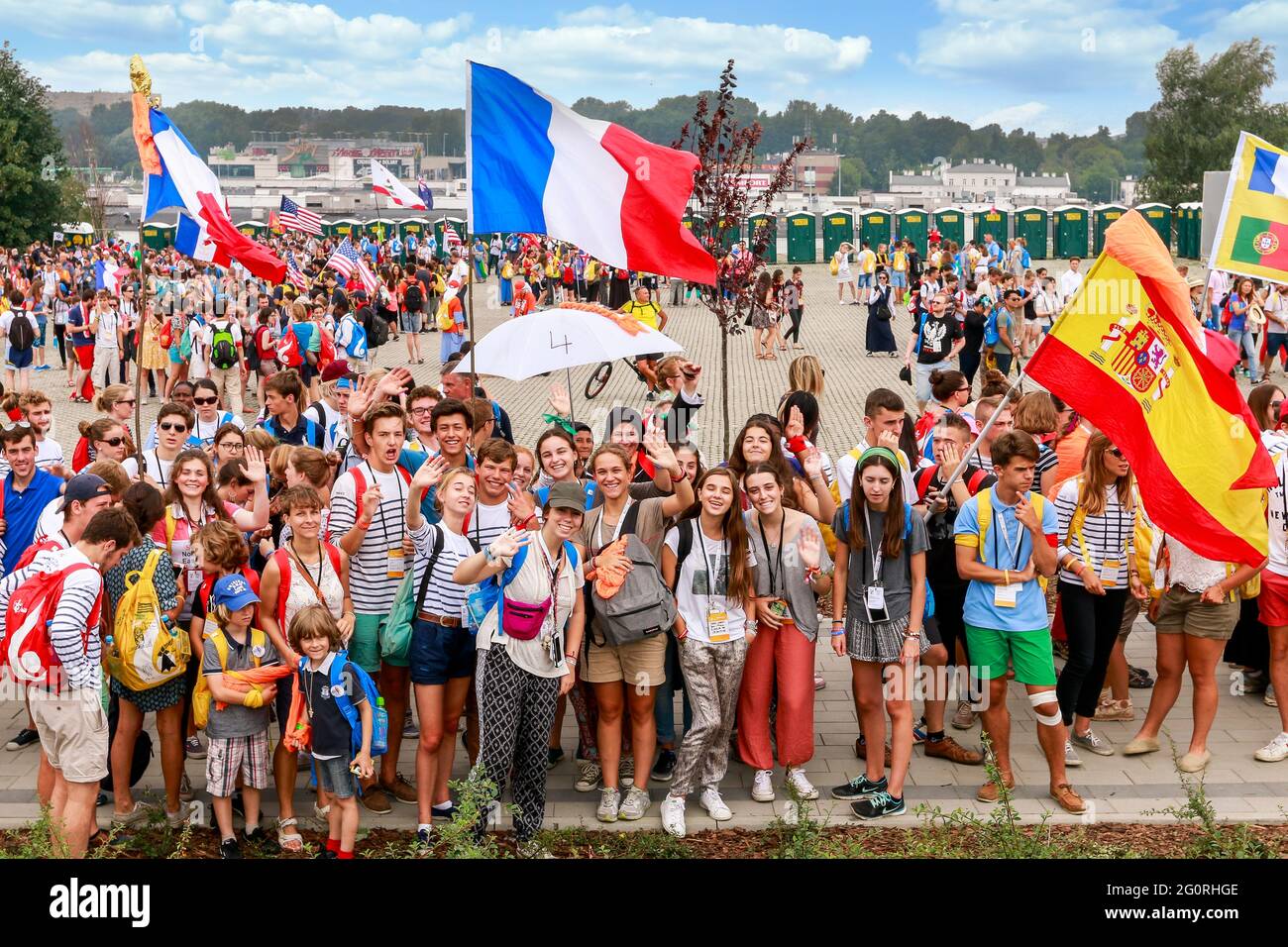 Pilgrims at John Paul II Centre named The Have No Fear during World ...