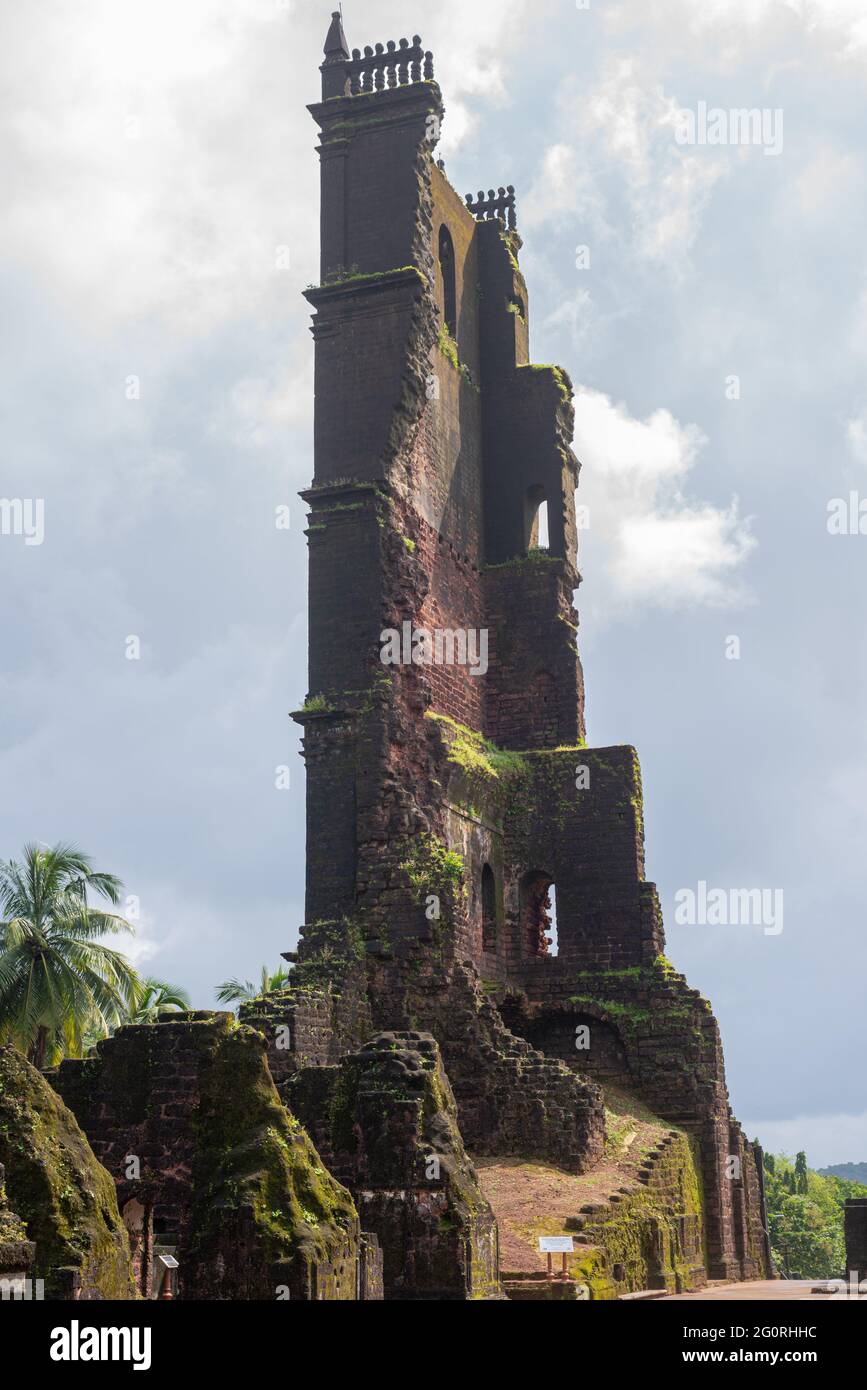 OLD GOA, INDIA - Dec 15, 2019: Old Goa Goa India December 15 2019 ...