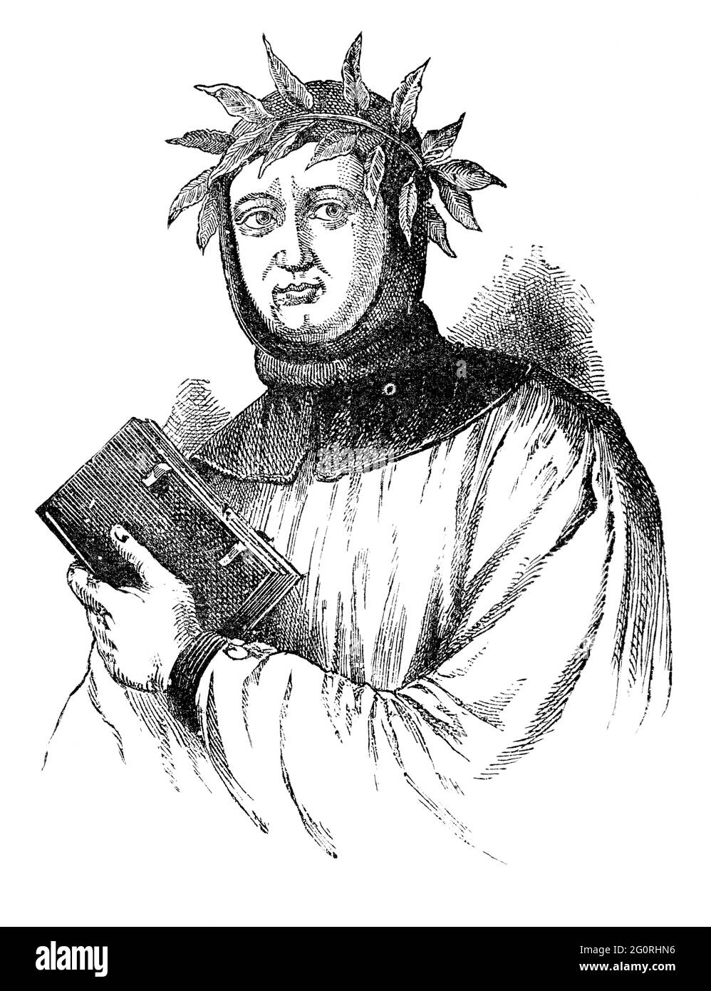 Francesco petrarca petrarch portrait Cut Out Stock Images & Pictures ...