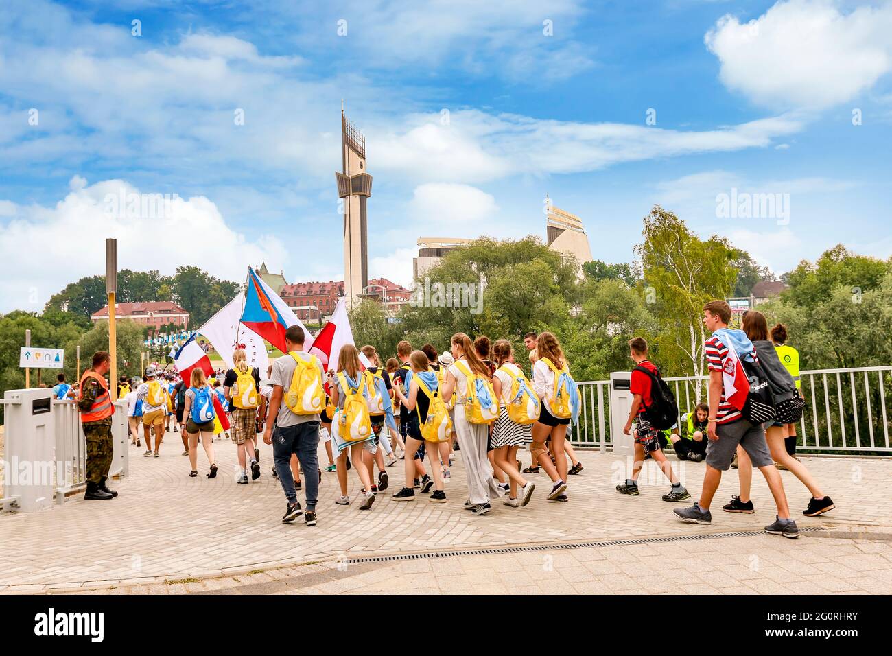 Pilgrims at John Paul II Centre named The Have No Fear during World ...