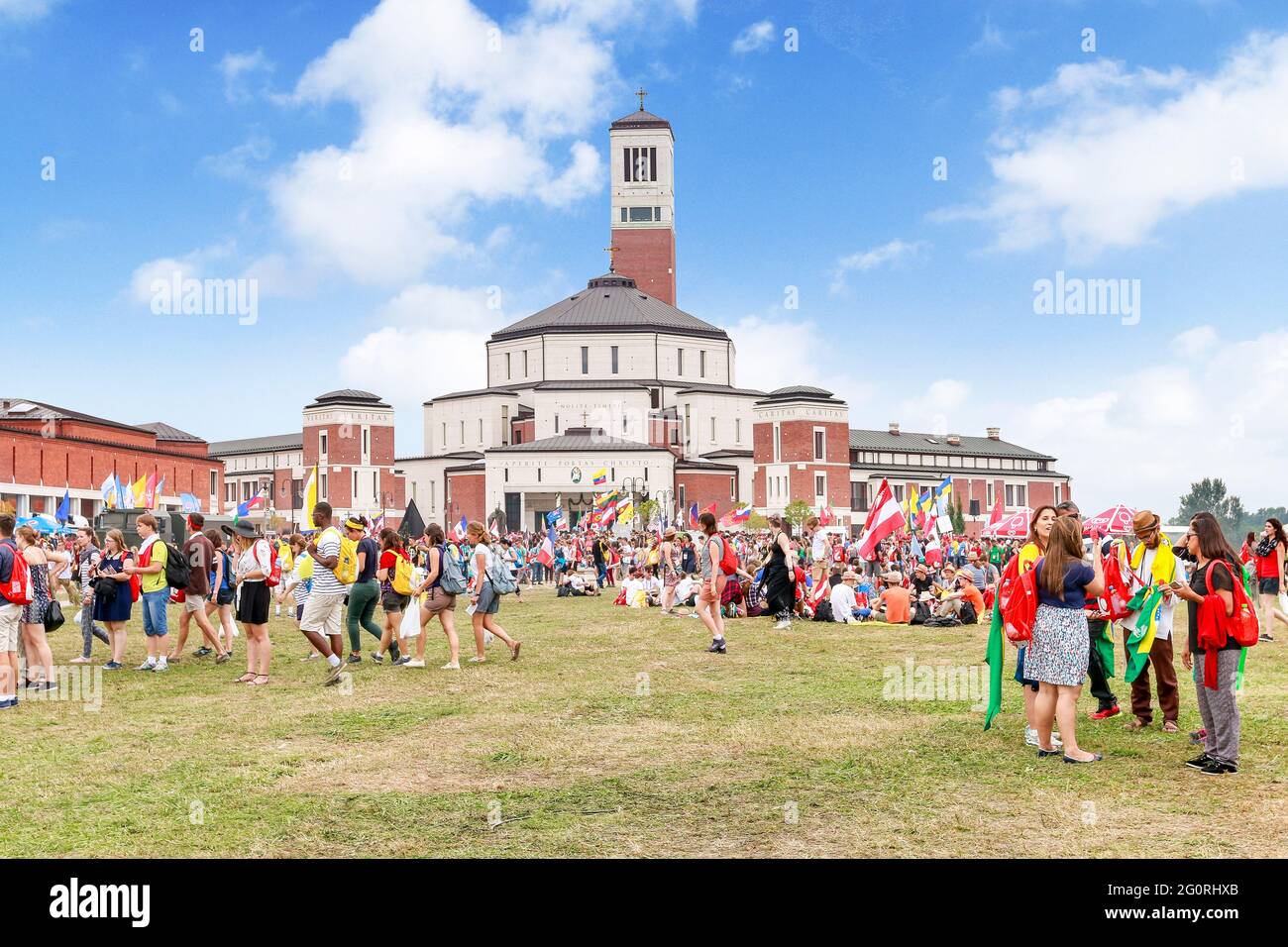 Pilgrims at John Paul II Centre named The Have No Fear during World ...