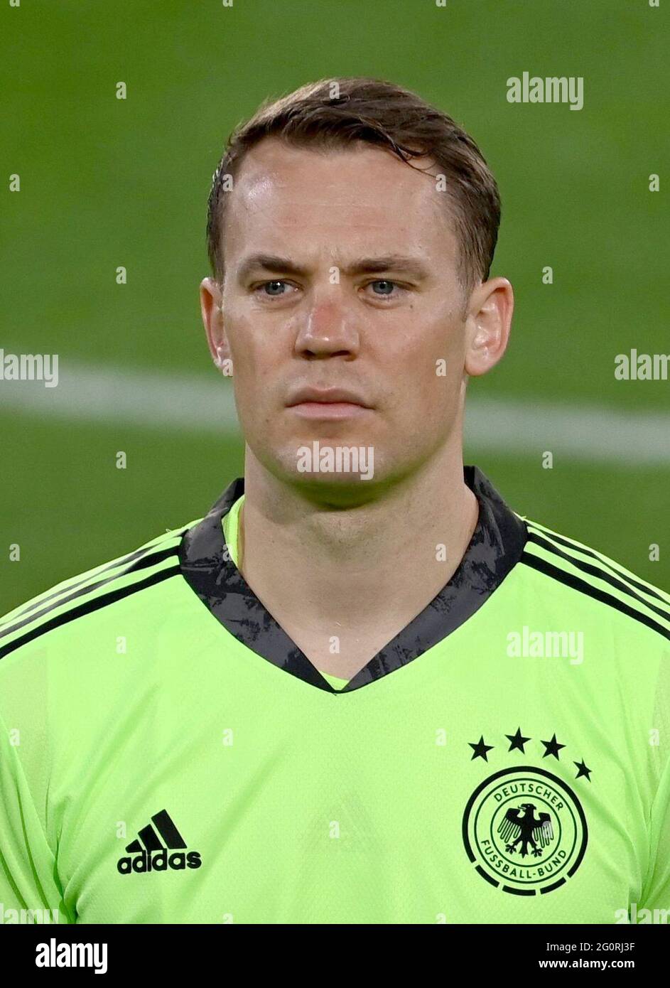 Innsbruck, Austria. 02nd June, 2021. Football: International match, Germany - Denmark at Tivoli ...