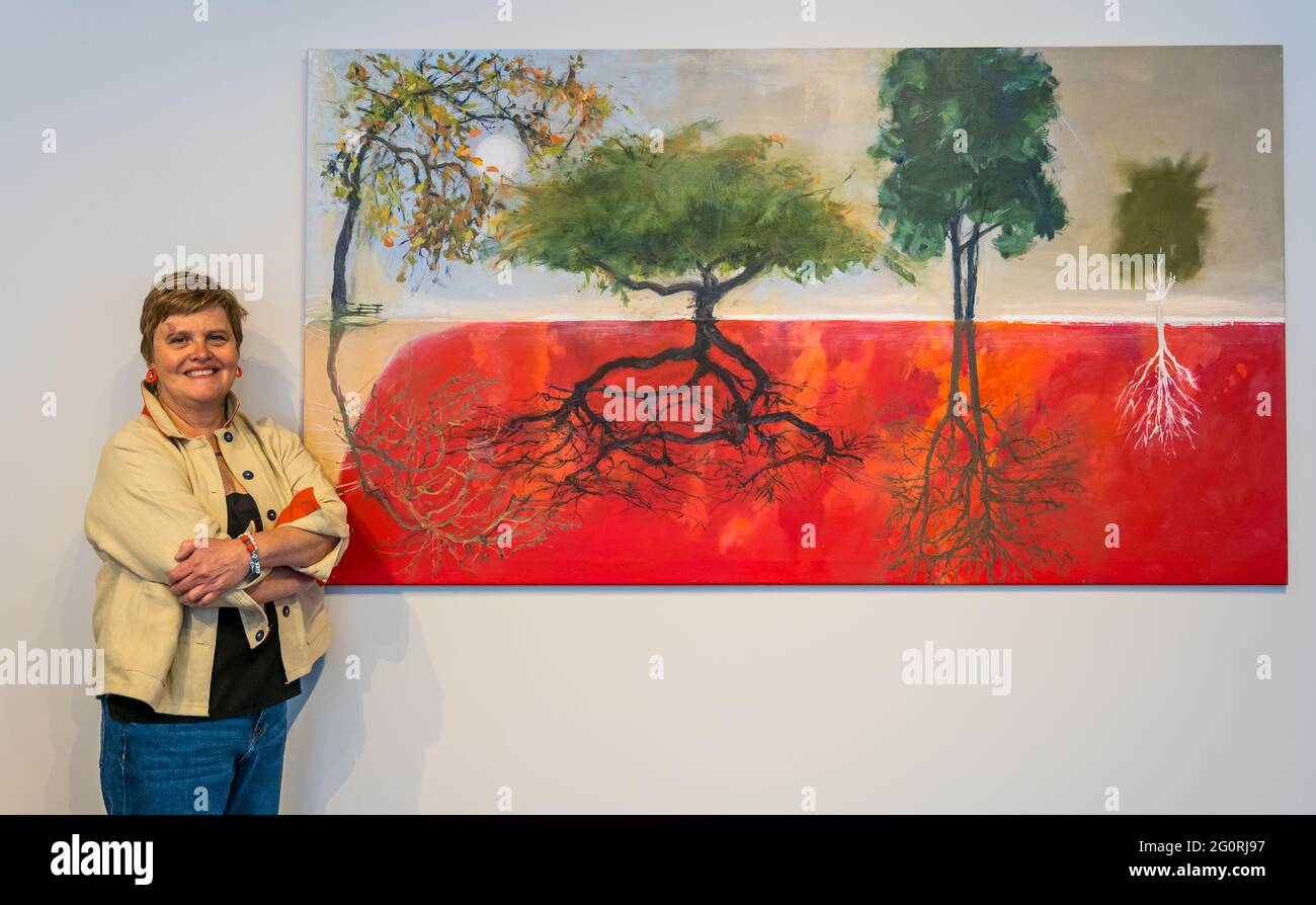The Scottish Gallery, Edinburgh, Scotland, UK, 3rd June 2021. Kate ...