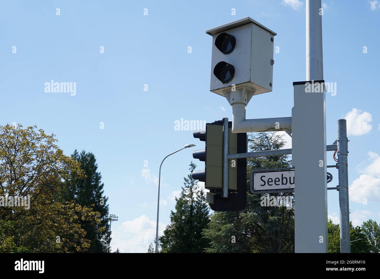 Security camera on light pole hi-res stock photography and images - Alamy
