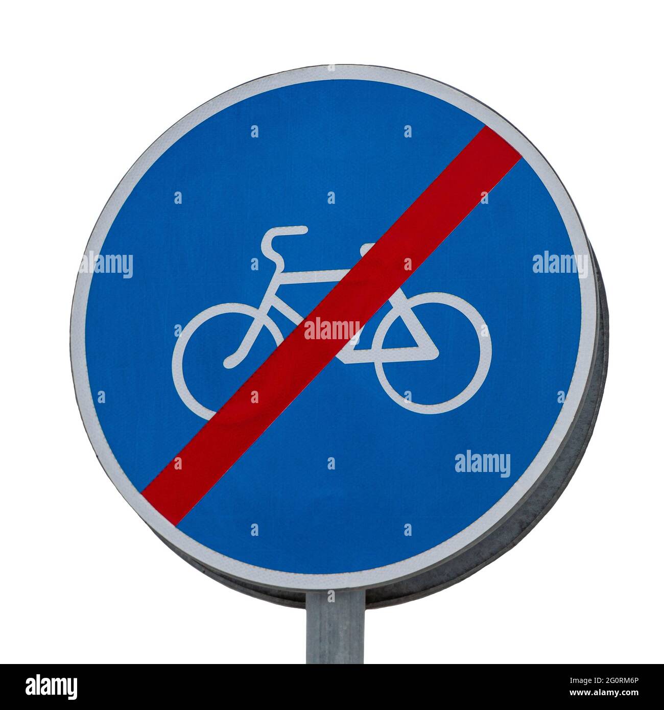 Road sign no cycling hi-res stock photography and images - Alamy