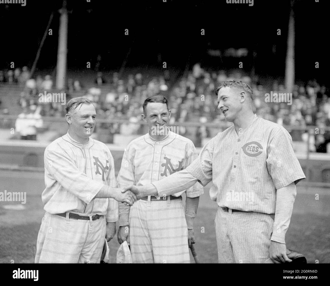 John McGraw & Buck Herzog, New York Giants and Christy Mathewson ...