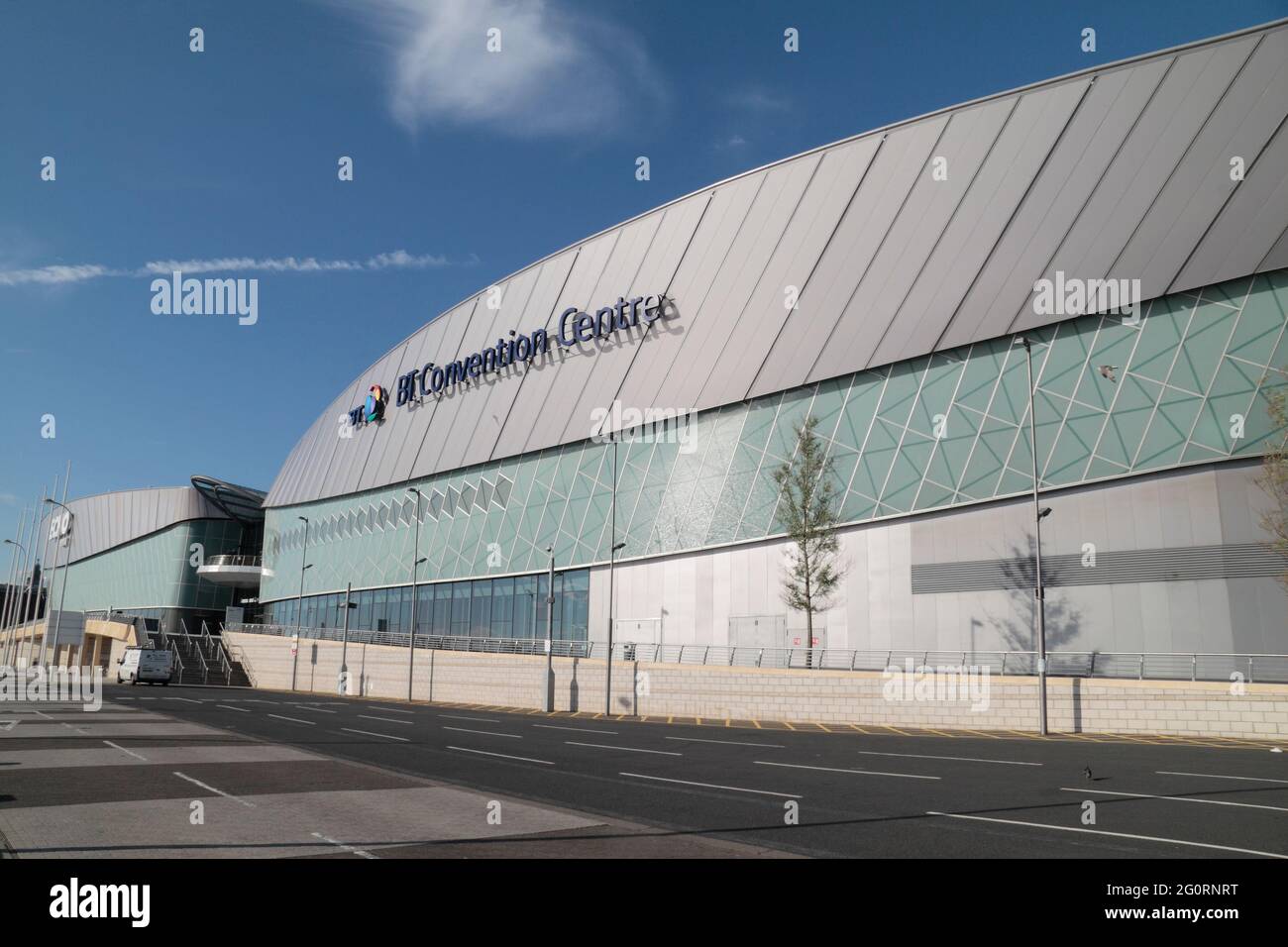 River Mersey side view of the BT Conference Centre in 2011 (now the M&S ...