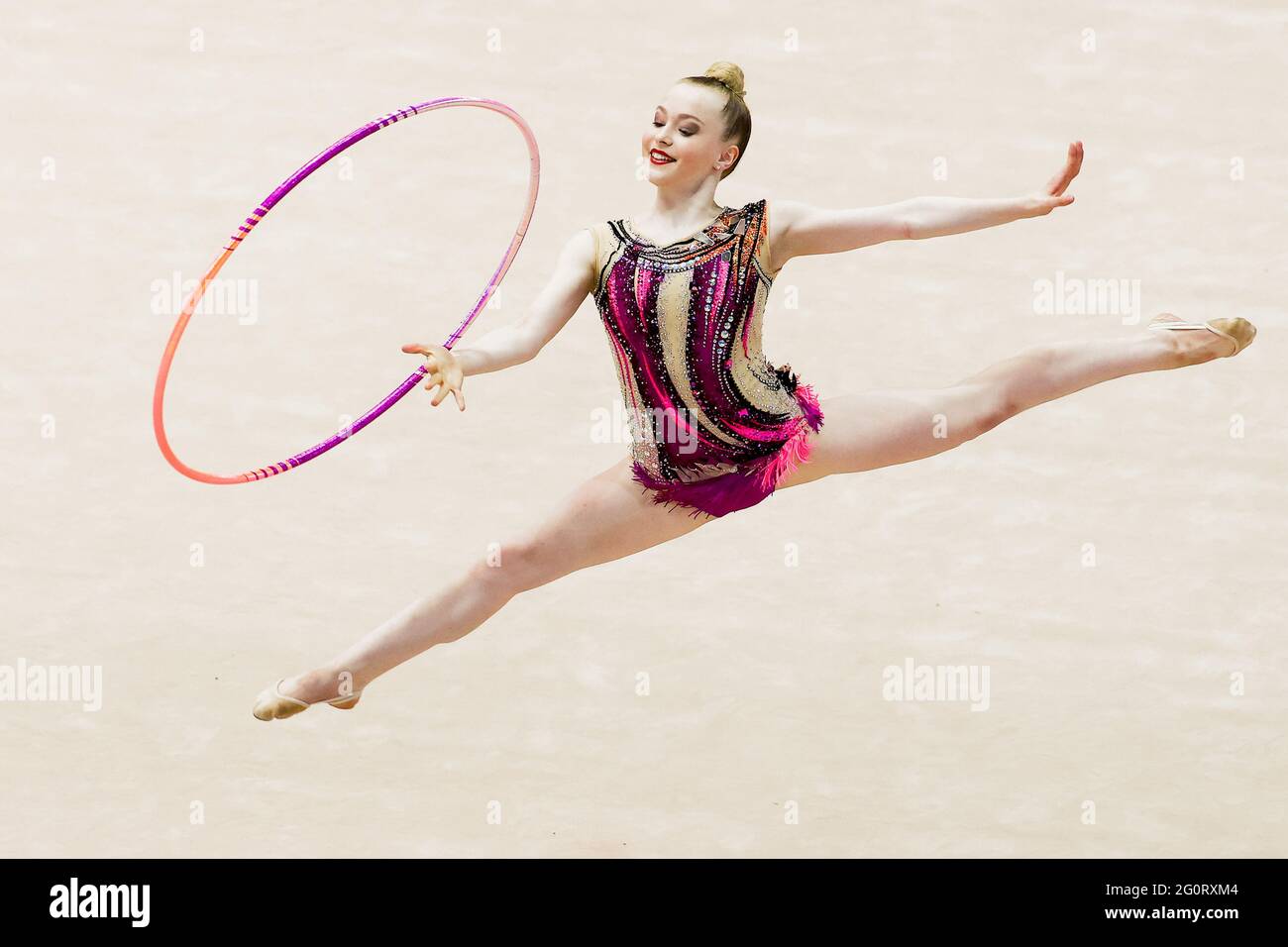 Dortmund, Germany. 03rd June, 2021. Gymnastics, rhythmic gymnastics ...
