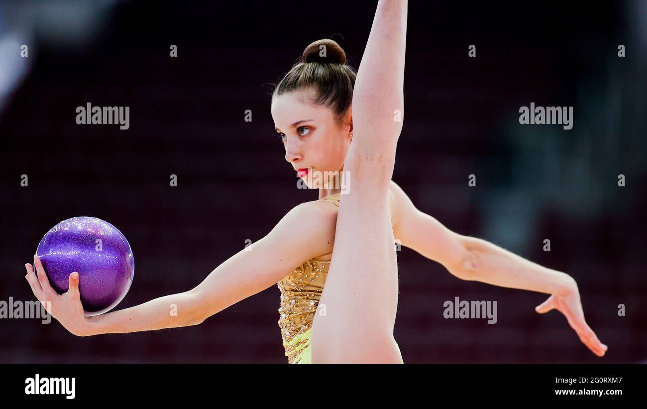 Dortmund, Germany. 03rd June, 2021. Gymnastics, rhythmic gymnastics ...