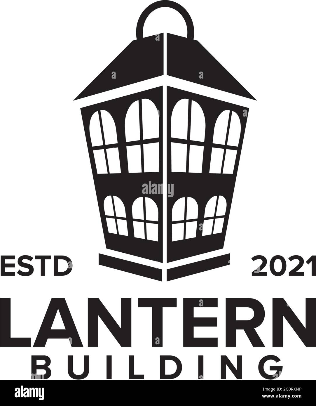 Lantern building logo design vector template Stock Vector Image & Art ...