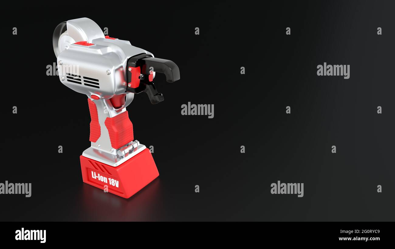 electric reinforcing bar wire tier tool - concept industrial 3D ...