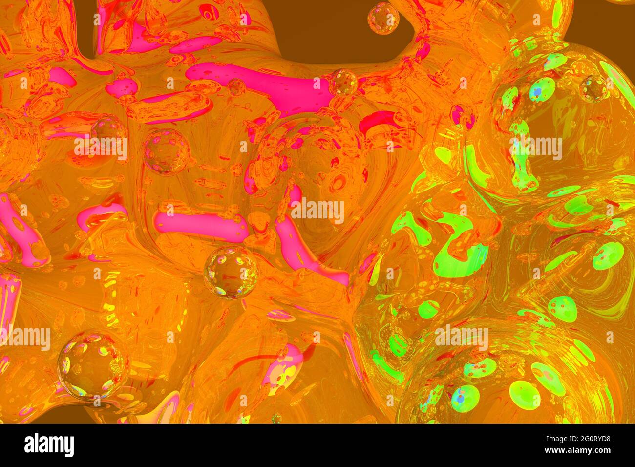 Soap shining liquid abstract gradient texture or background 3D ...