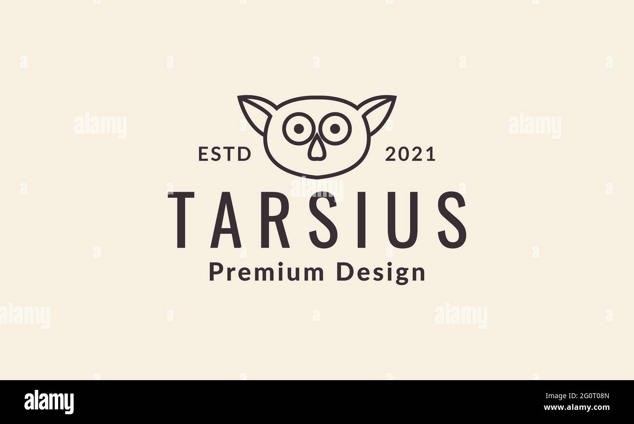 Philippine tarsier tarsius syrichta bohol Stock Vector Images - Alamy