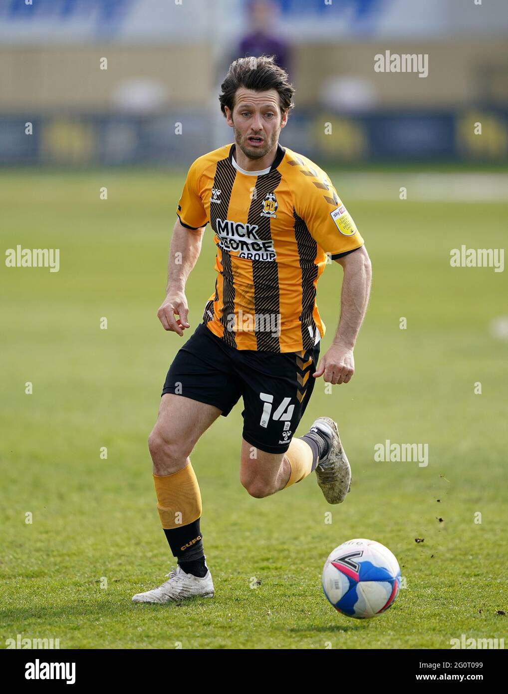 File photo dated 24-04-2021 of Cambridge United's Wes Hoolahan. Issue ...