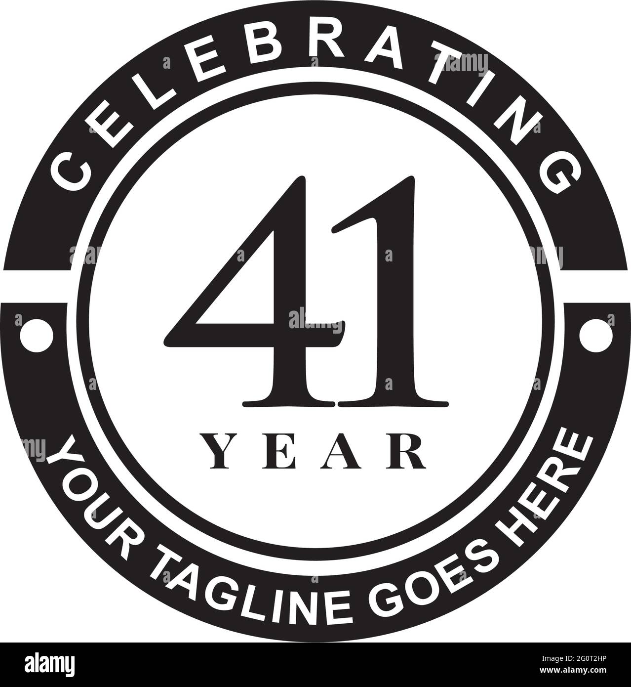 The 41st anniversary Stock Vector Images - Alamy