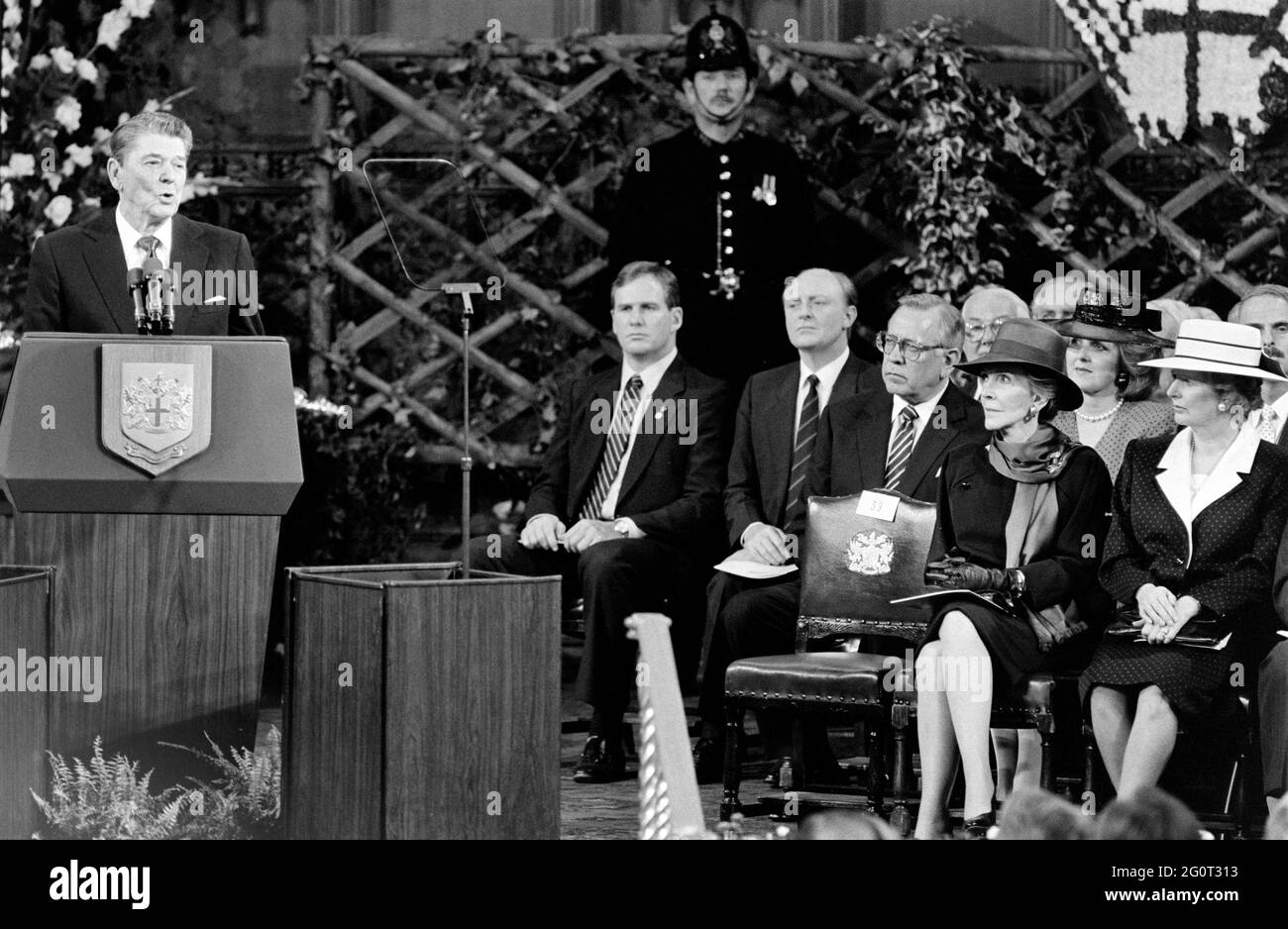 Nancy reagan margaret thatcher hi-res stock photography and images - Alamy