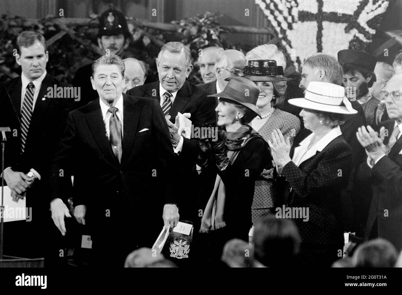 Nancy reagan margaret thatcher hi-res stock photography and images - Alamy