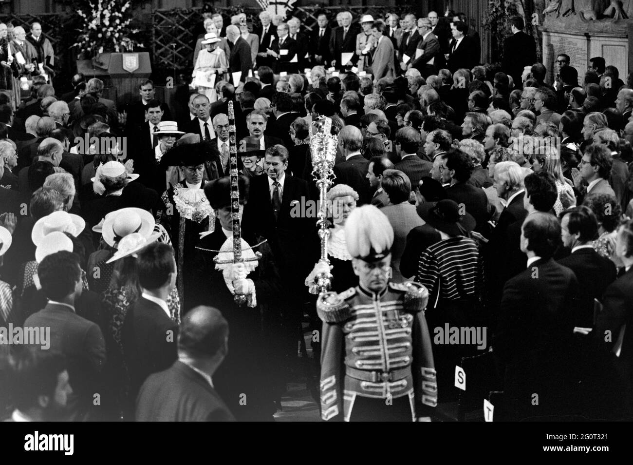 Nancy reagan margaret thatcher hi-res stock photography and images - Alamy